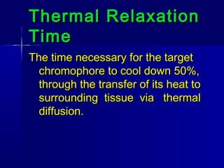 Pulsed dye laser in dermatology | PPT