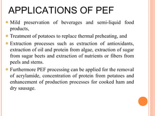 Pulsed Electric Field | PPT