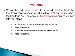 Pulsed electric field processing | PPTX