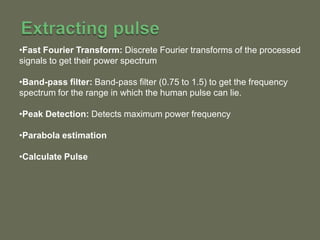 Pulse Estimation | PPT