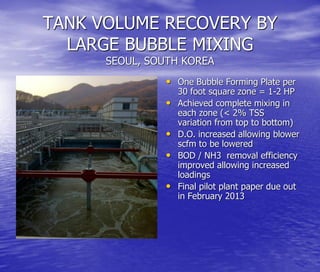 Large Bubble Vertical Mixing – Energy Savings and Performance ...