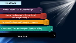 Pulsed light pptt | PPTX