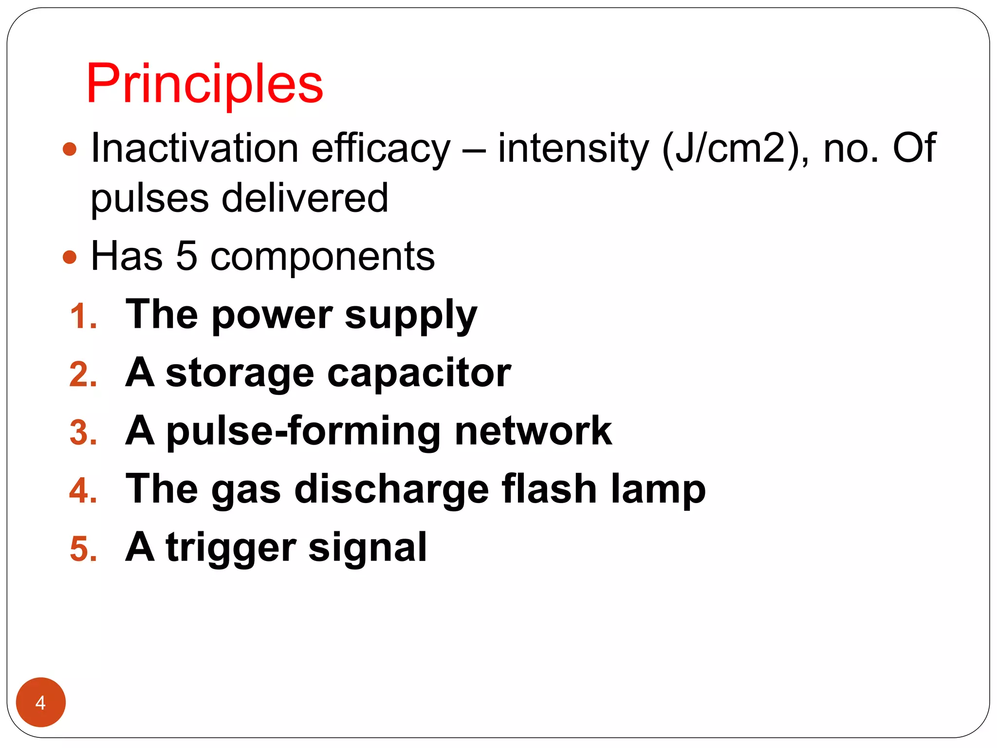 Pulsed light system | PPTX