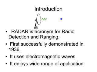 Pulse Doppler Radar | PPT