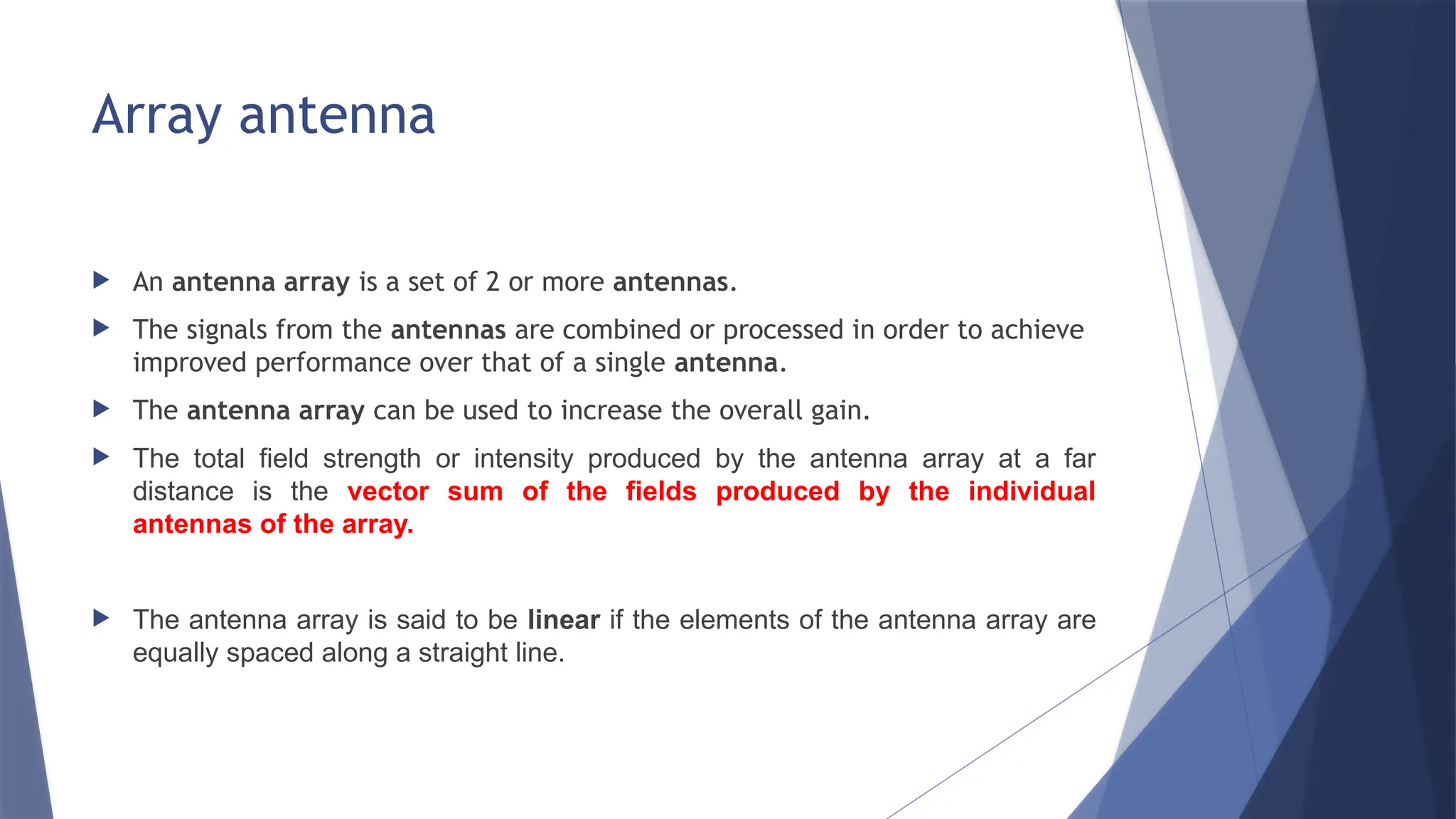 Pulse Doppler Radar radar antenna used in radars.pptx
