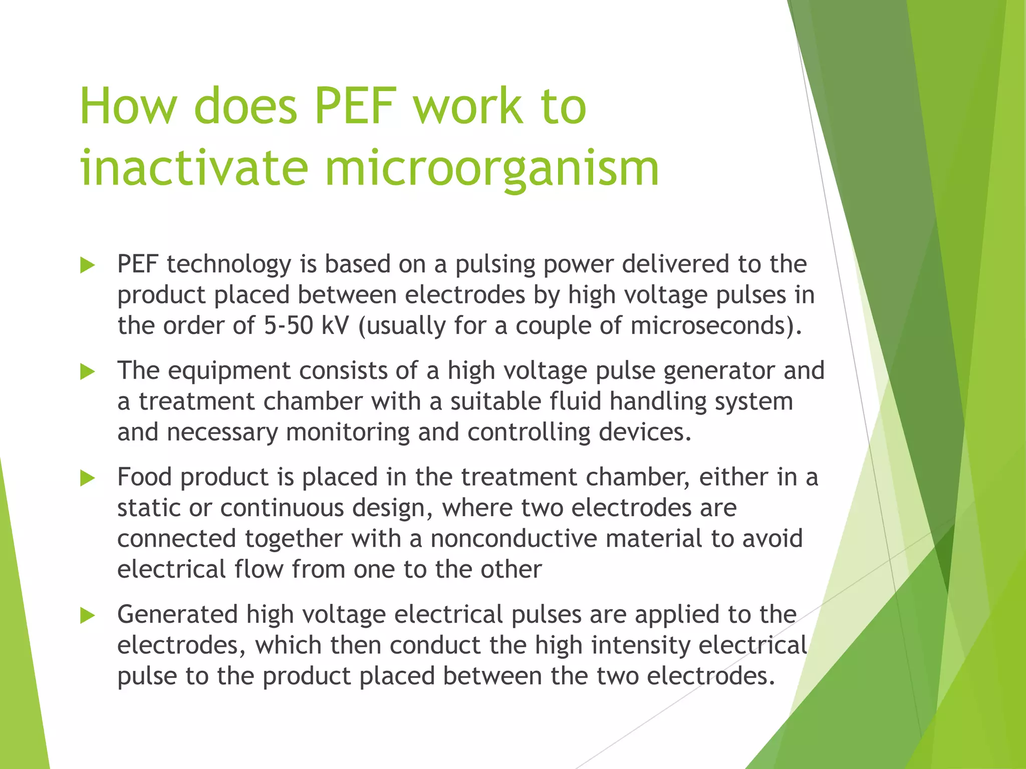 Pulse Electric Field - PEF | PPTX