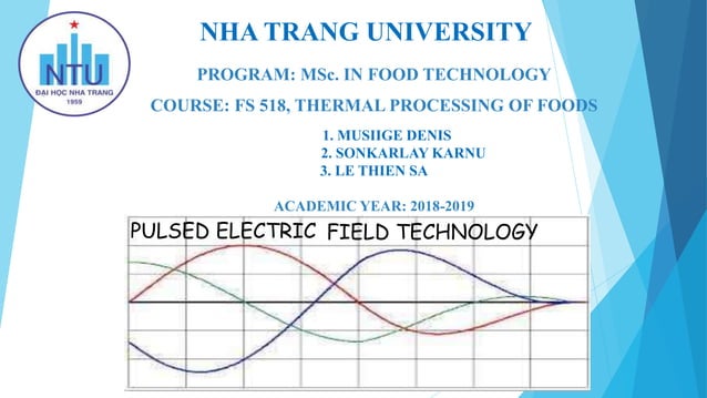 Pulse electric field processing technology | PPT