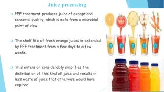 Pulse electric field processing technology | PPT