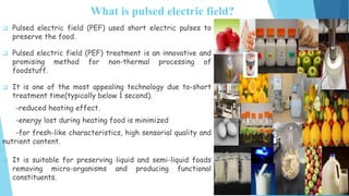 Pulse electric field processing technology | PPT