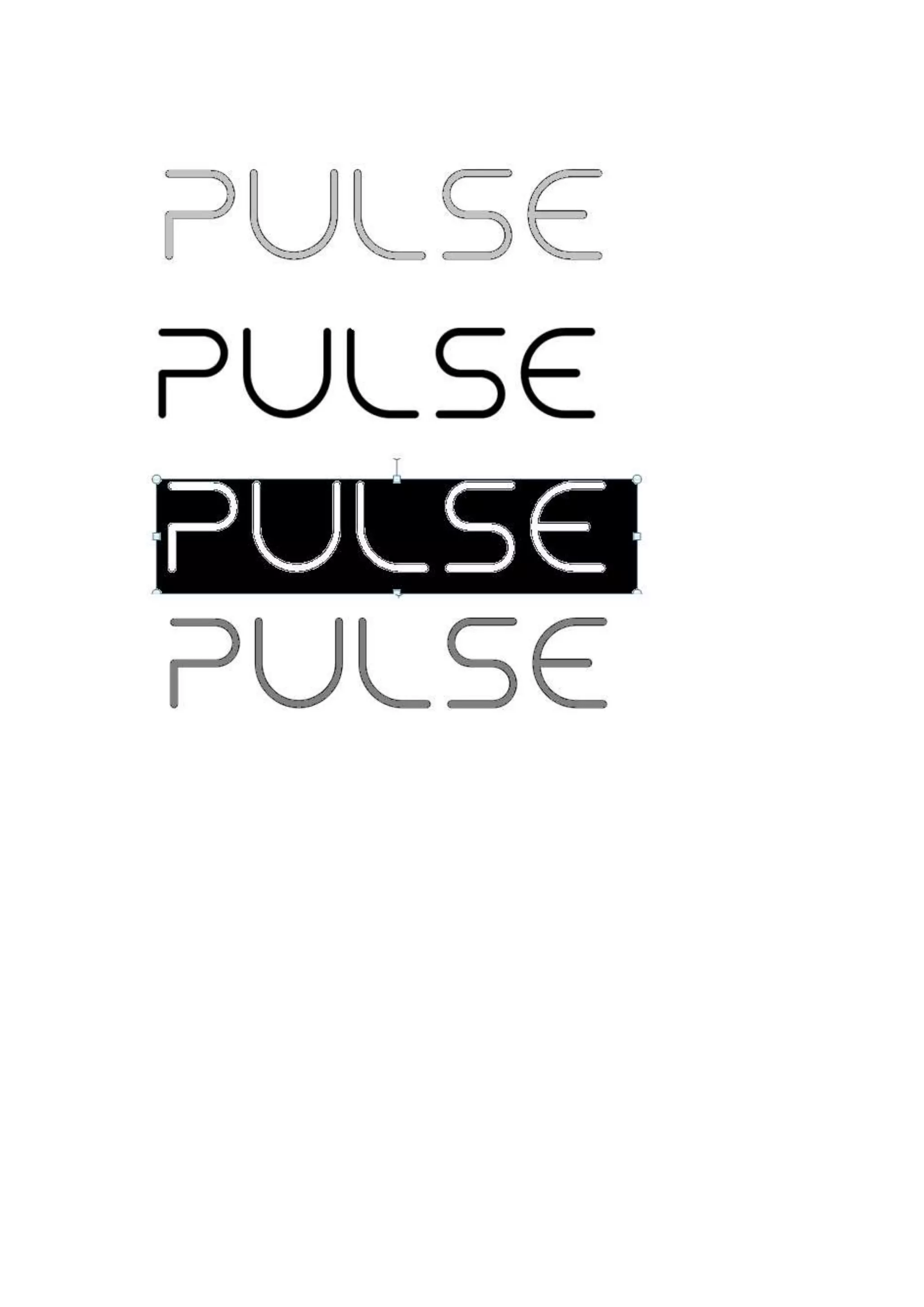 Pulse font and colour | DOCX
