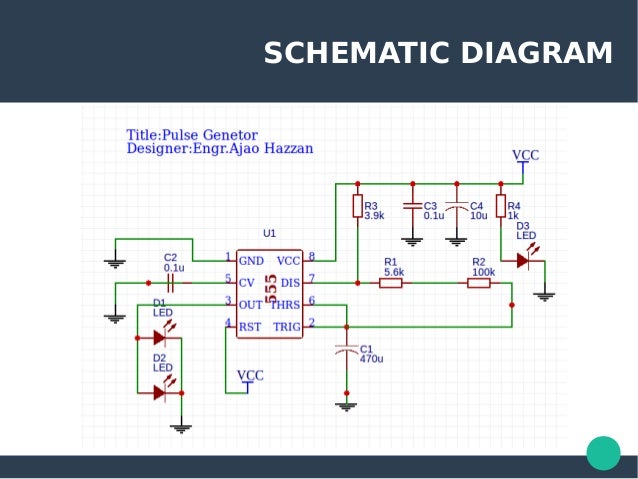A Pulse Generator using 555 Timer IC.