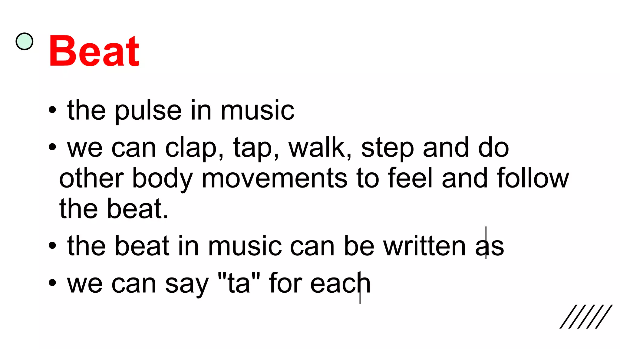 Pulse in Sound and Silent Beat | PPTX