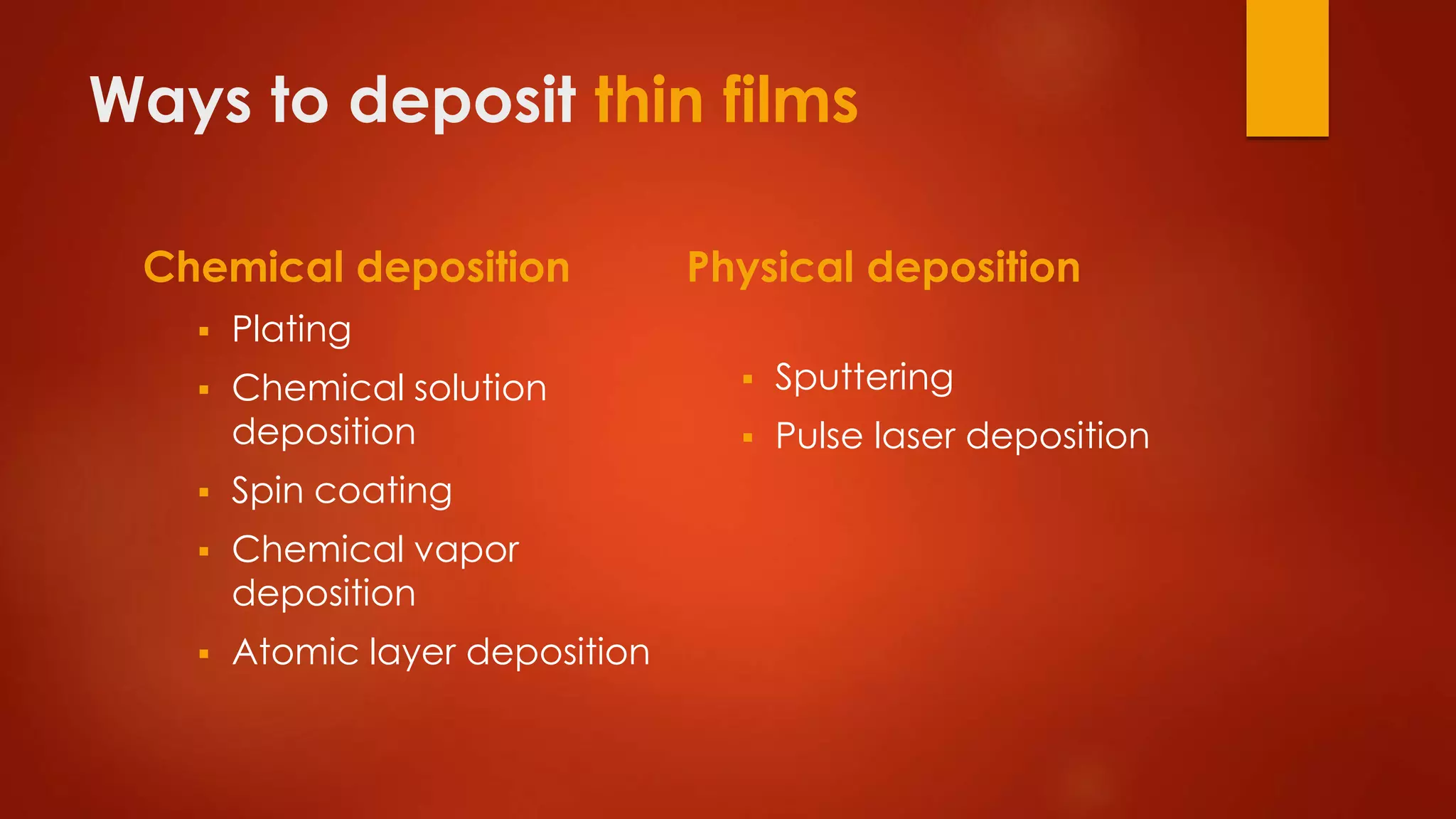 Pulse laser deposition of thin film | PPTX