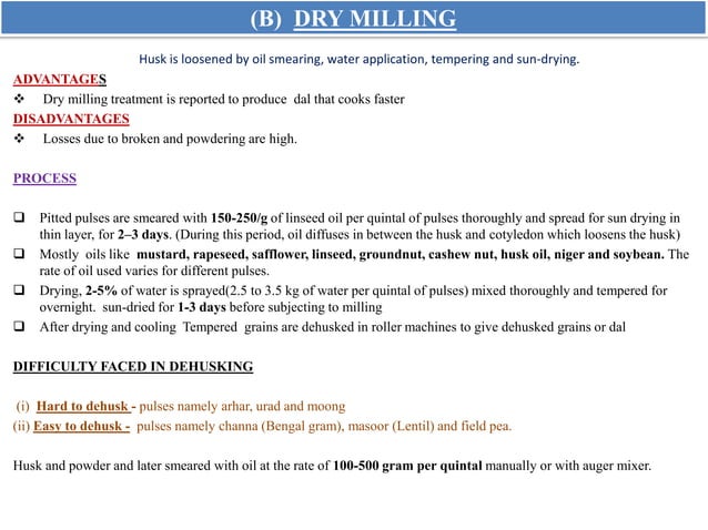 Pulse milling and their byproduct utilization | PPTX