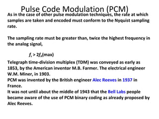 Pulse modulation | PPT