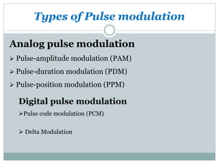 Pulse modulation | PPT