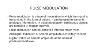 Pulse modulation | PPTX