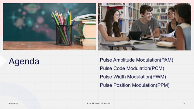 Pulse Modulation.pptx | Digital Audio | Computer Software and Applications