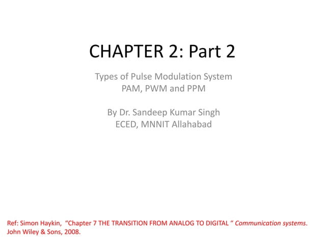 Pulse Modulation System- PAM, PWM, PPM.pptx