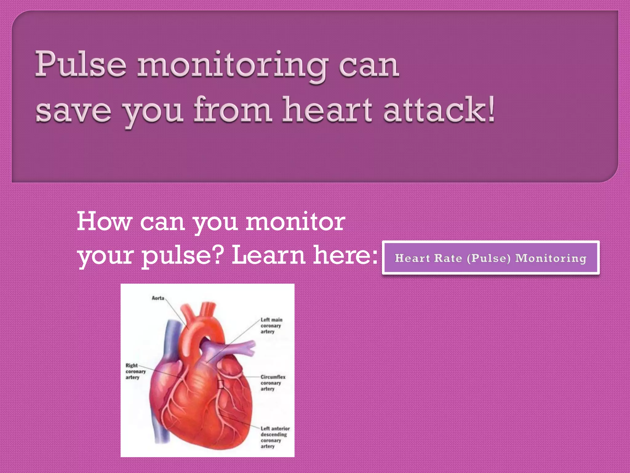 Pulse monitoring | PPT