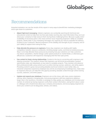 2021 Pulse of Engineering | GlobalSpec | PDF