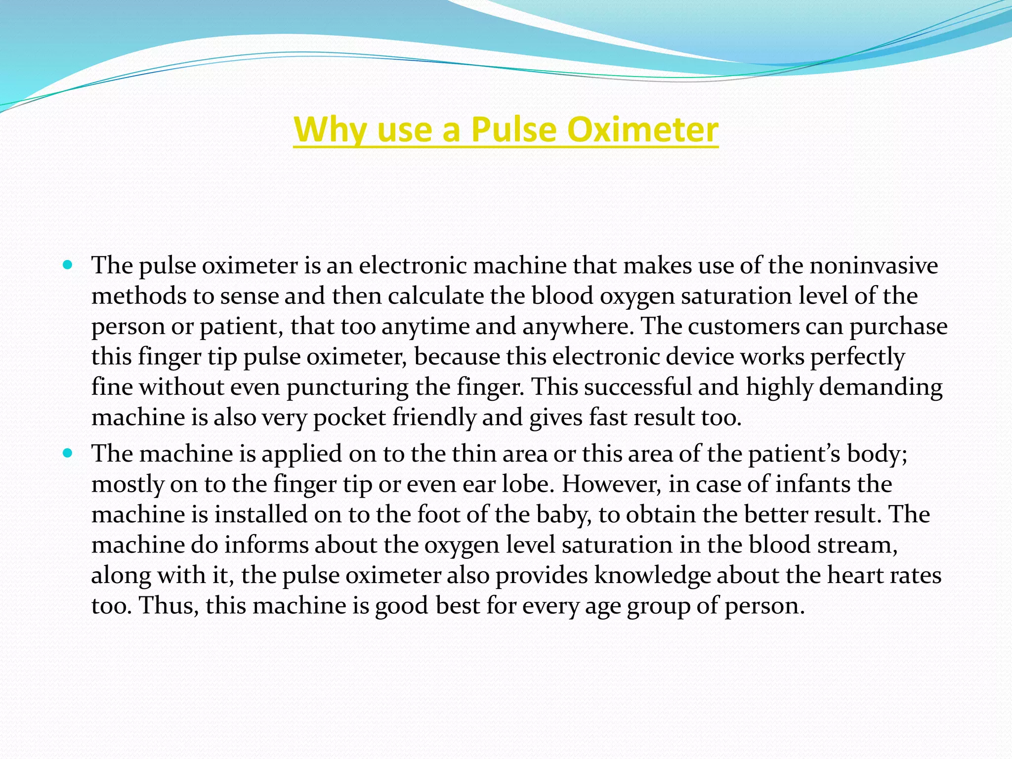 Pulse oximeter | PPT