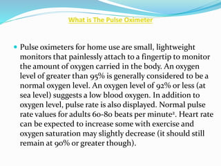 Pulse oximeter | PPT