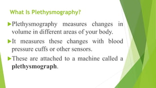 Pulseoximeter and Plethysmography by Pandian M | PPTX