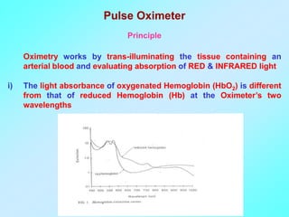 Pulse oximeter lecture | PPTX