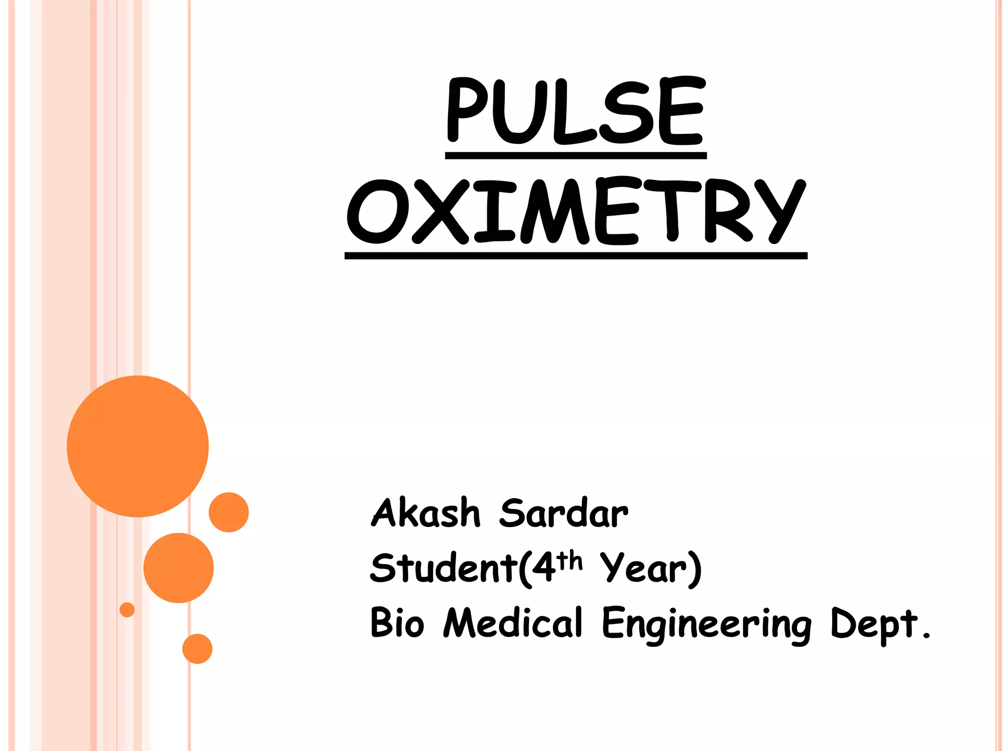 Pulse oximetry. | PPTX