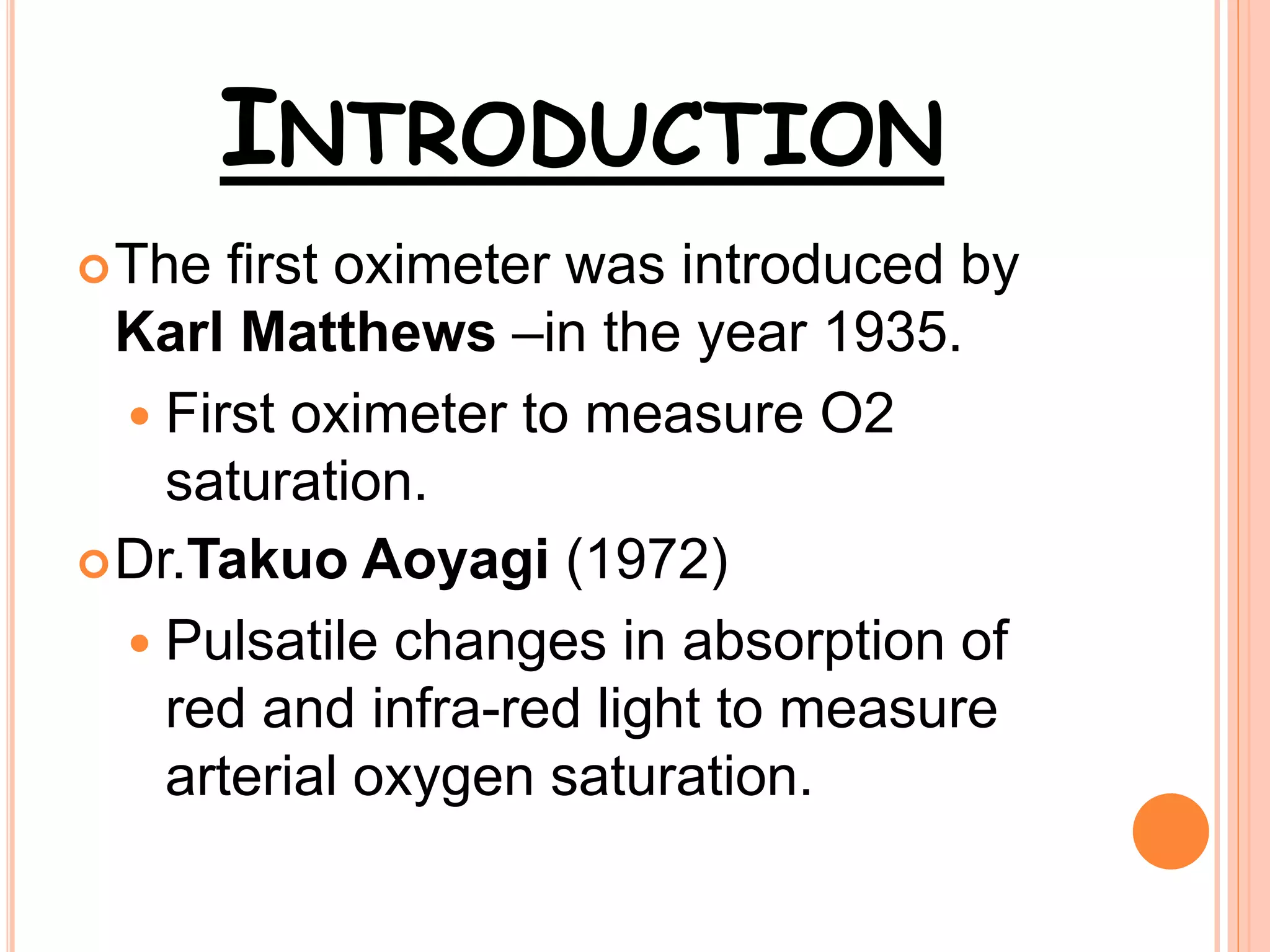 Pulse oximetry. | PPTX