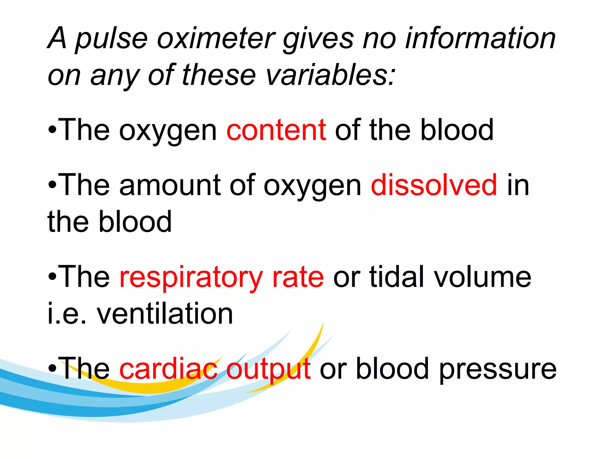 Pulse oximetry | PPT
