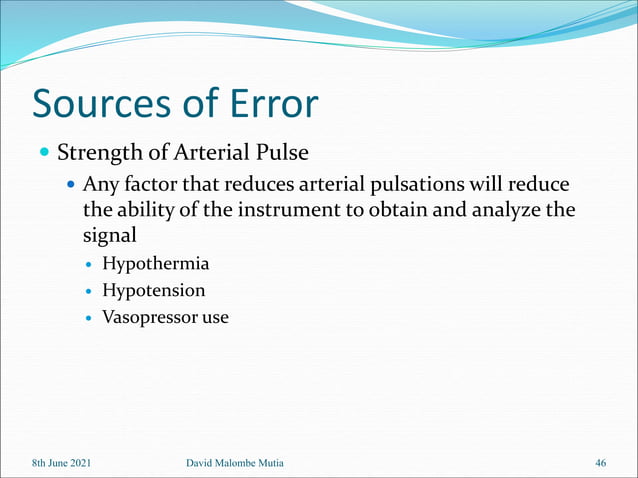 Notes on the Pulse Oximetry in medical engineering | PPT