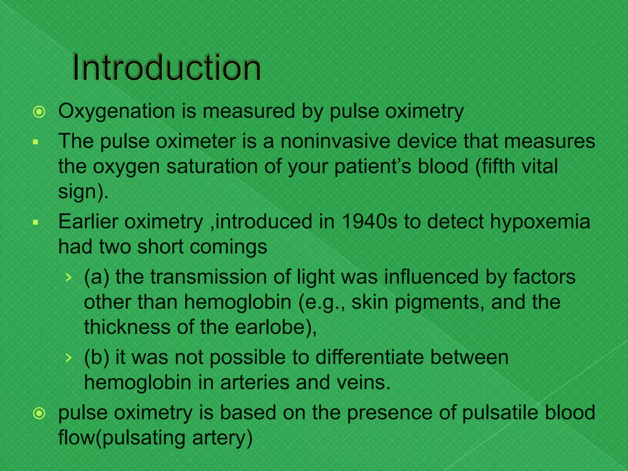 Pulse oximetry & capnography | PPTX
