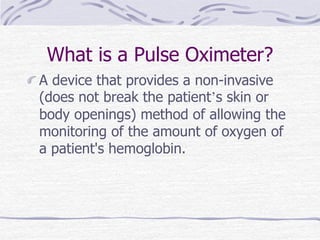 PulseOximetryFoundationSlideshow.ppt