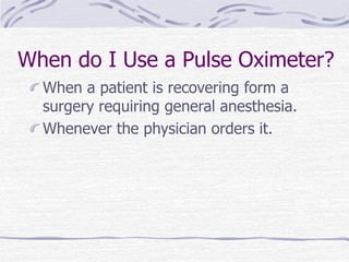PulseOximetryFoundationSlideshow.ppt