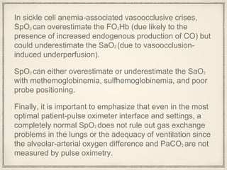 Pulse oximetry journal | PPT