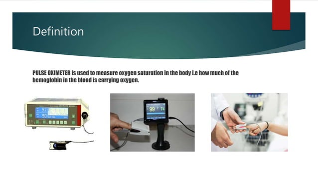 Pulse oximetry ppt | PPTX