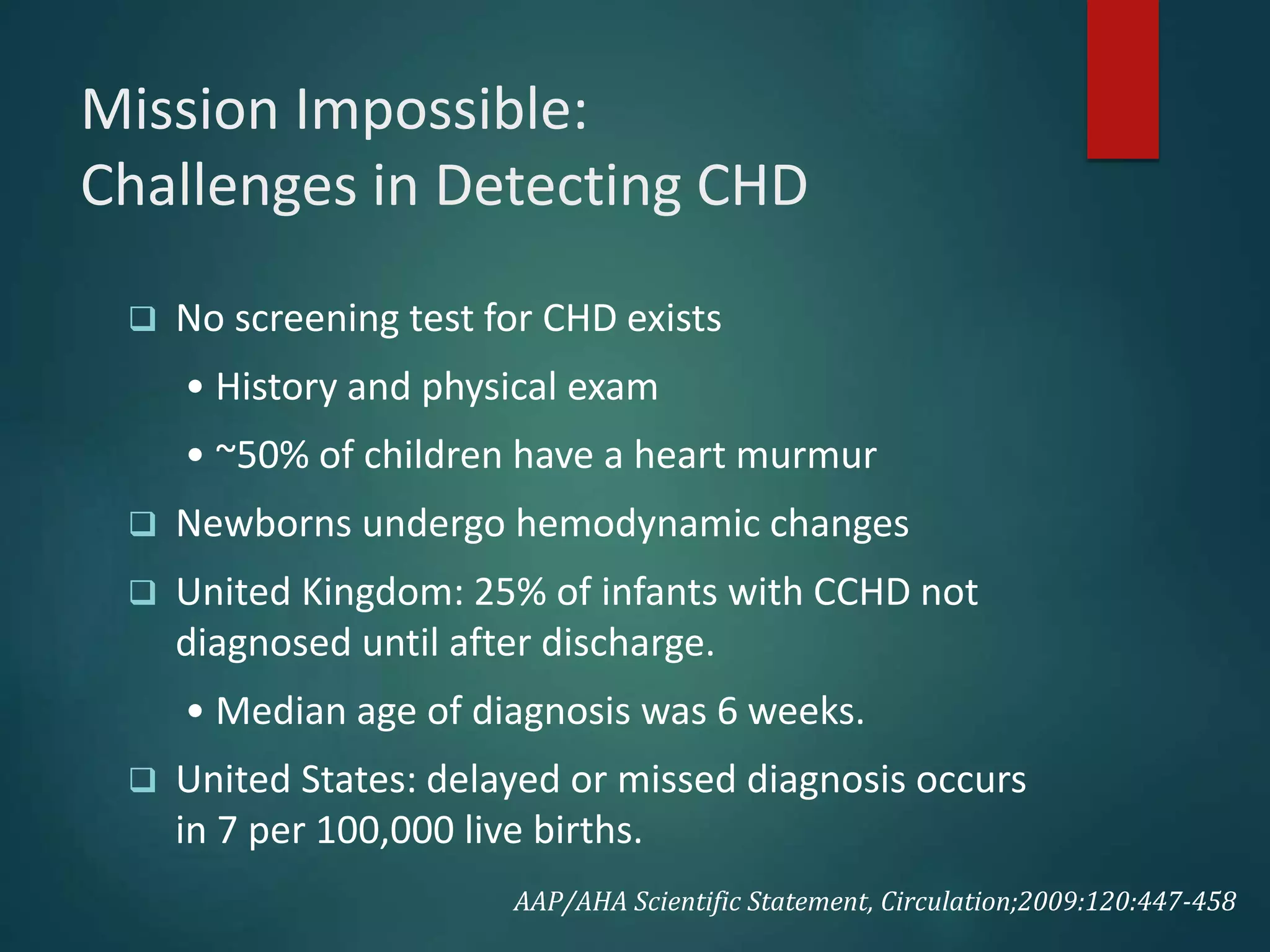 Pulse oximetry screening in newborns | PPTX