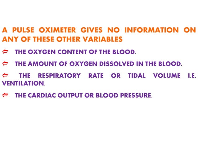 Pulse oxymetry | PPTX | First Aid | Injuries