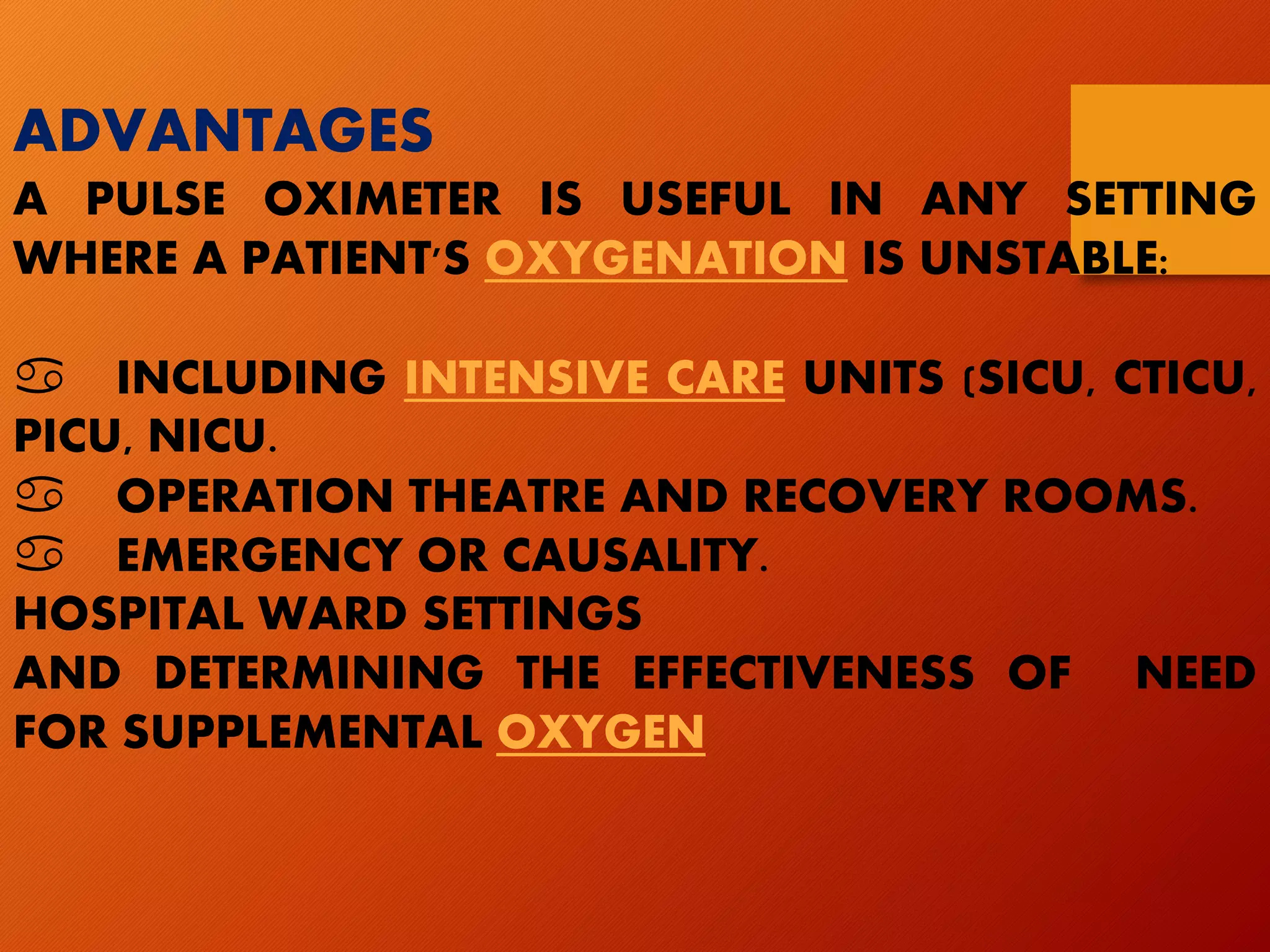 Pulse Oxymetry | PPTX