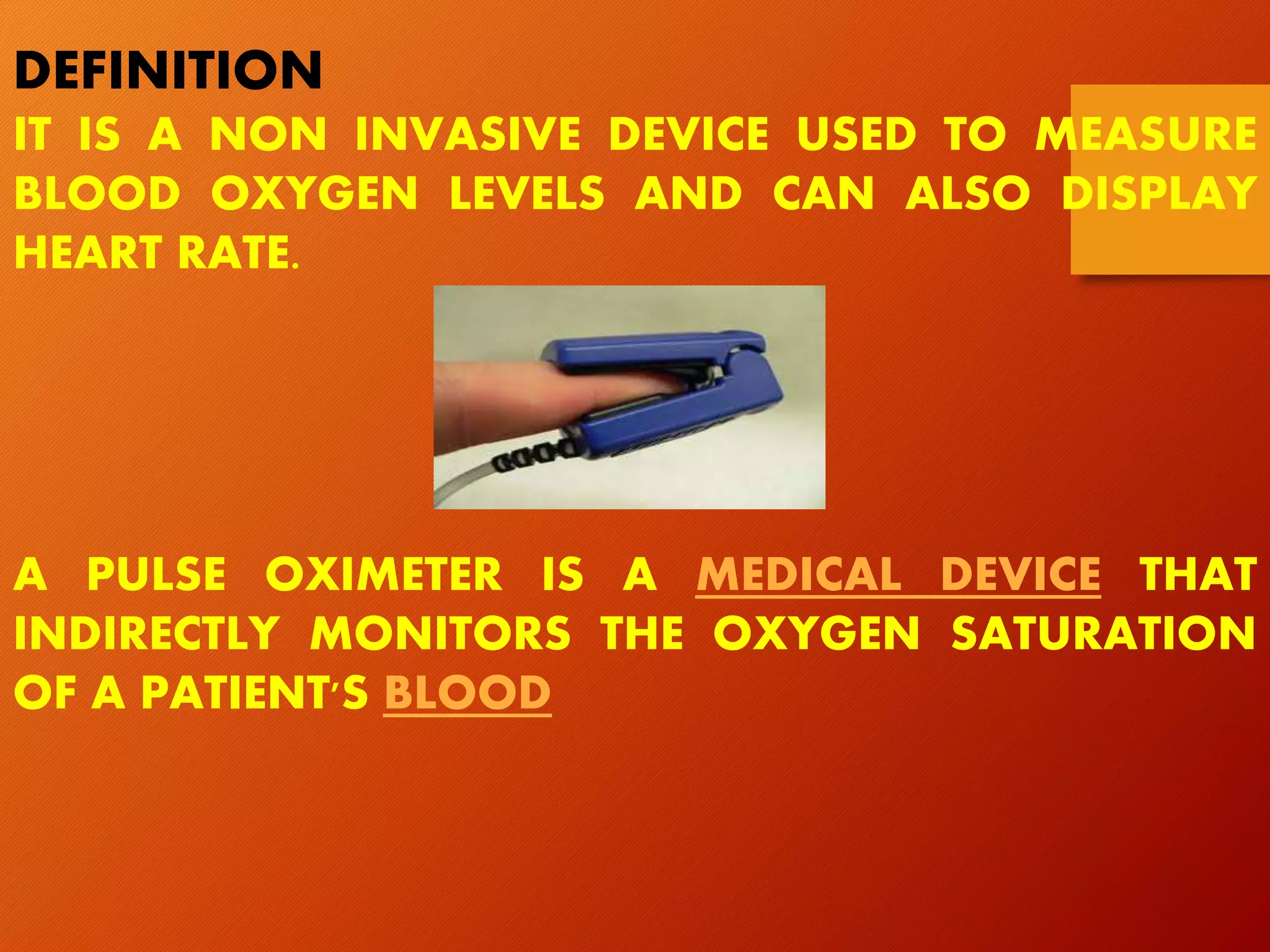 Pulse Oxymetry | PPTX