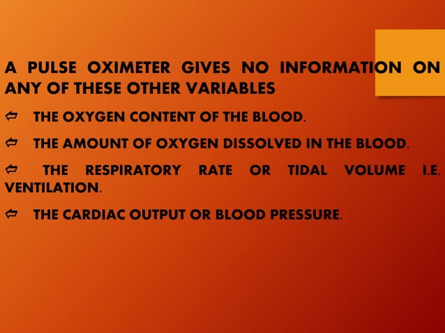 Pulse Oxymetry | PPTX | First Aid | Injuries