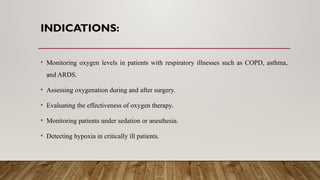 pulse oximetry in oxygenation needs VII unit | PPT