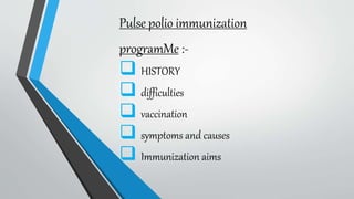 Pulse polio | PPTX