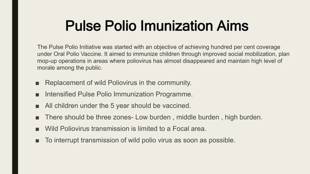 pulse polio | PPTX