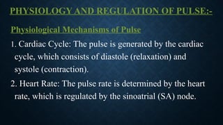 pulse ppt.pptx Types of pulse , characteristics of pulse , Alteration ...