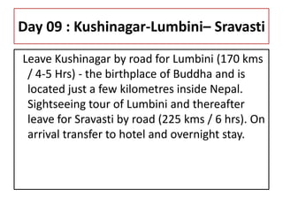 Delhi - Agra - Varanasi - Sarnath - Varanasi - Bodhgaya - Rajgir ...