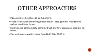 Pulses Protein Improvement | PPTX | Agriculture | Industries