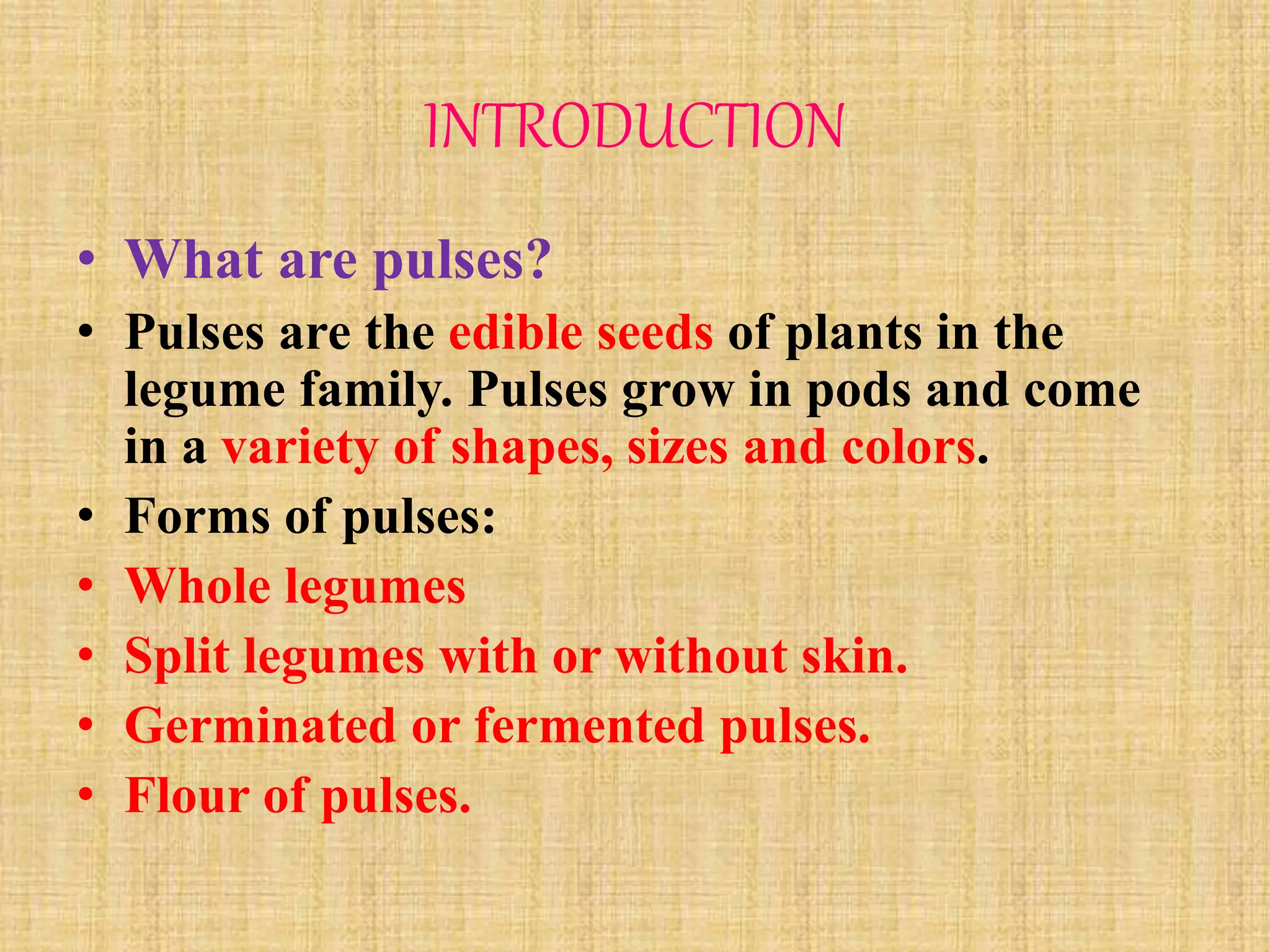 Pulses | PPTX